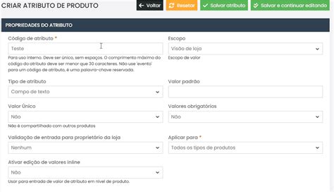 Como Criar Um Atributo Padrão Na Plataforma Docs