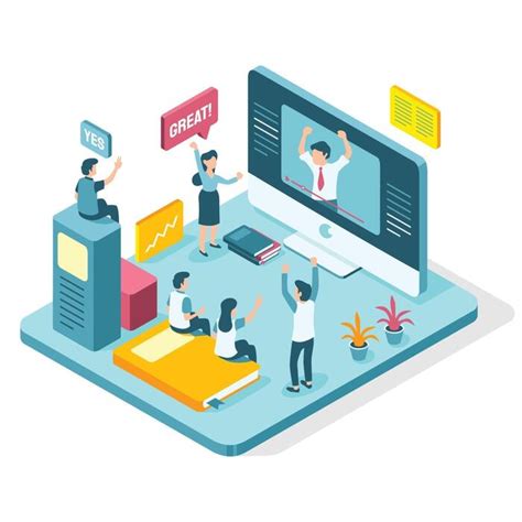 Online Meeting Vector Art Icons And Graphics For Free Download