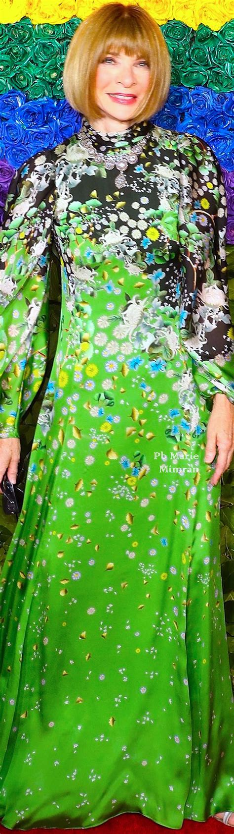 Marie Mimran Anna Wintour Tony Awards 2019 Tony Awards Celebs Anna Wintour