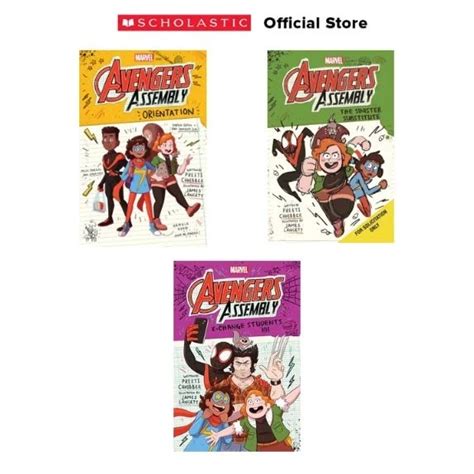 Scholastic Marvel Avengers Assembly Graphic Novel Set 1 3 Yoho