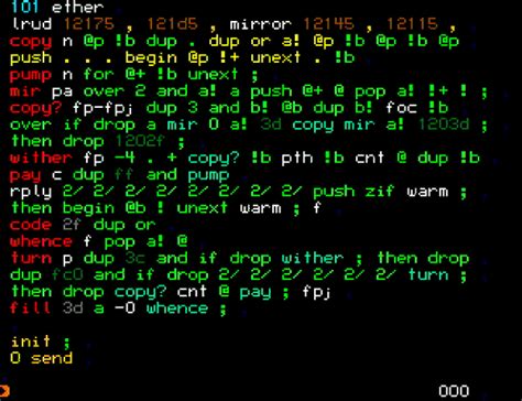 Forth The Programming Language That Writes Itself The Web Page