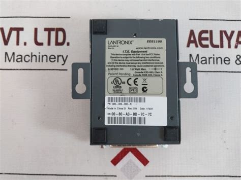 Lantronix Eds1100 Hybrid Ethernet Terminal Device Server 9 30vdc Aeliya Marine