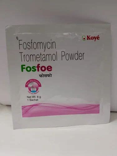 Fosfomycin Trometamol Powder Fosfoe Packaging Size 8 Gm At Rs 504