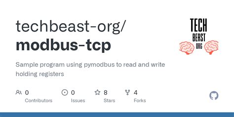GitHub Techbeast Org Modbus Tcp Sample Program Using Pymodbus To Read And Write Holding Registers