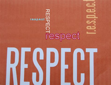 Stepping into Sunshine: Respect
