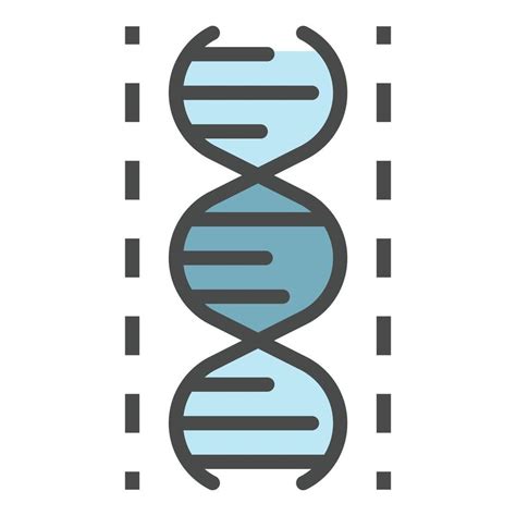 Dna Icon Color Outline Vector 15663922 Vector Art At Vecteezy