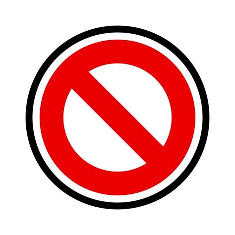 prohibition sign restriction sign 48086559 vector art at vecteezy