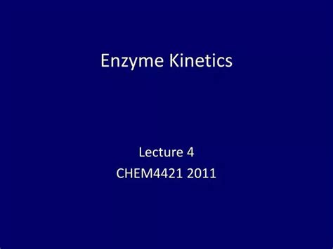 PPT Enzyme Kinetics PowerPoint Presentation Free Download ID 2250172
