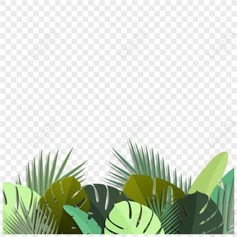 손으로 그린 종이 컷 스타일 일러스트 식물 패턴의 창조적 감각카드디자인 Png 일러스트 무료 다운로드 Lovepik