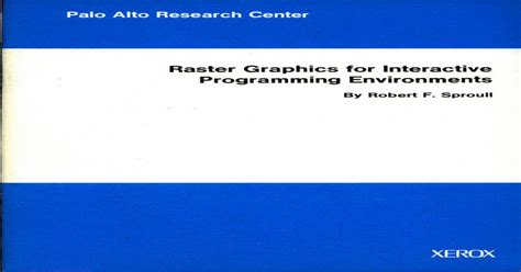pdf raster graphics for interactive programming · pdf fileraster