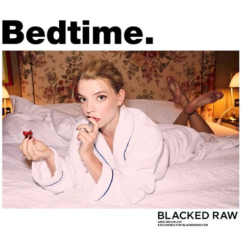 Anya Taylor Joy For Blacked Raw Scrolller