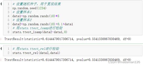 Python统计分析——双样本均值比较 Python 均值差异检验 Csdn博客