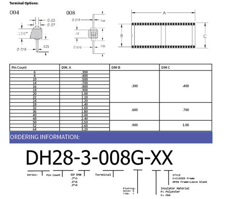 Custom Dip Headers For Circuit Boards Smt Through Hole
