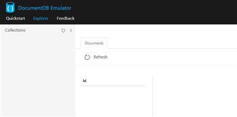 Emulation Running Cosmos Db Emulator In A Docker Container Ui