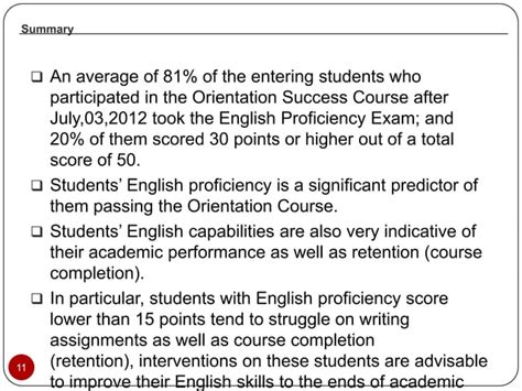 Writing Readiness Indicator Analysis Ppt