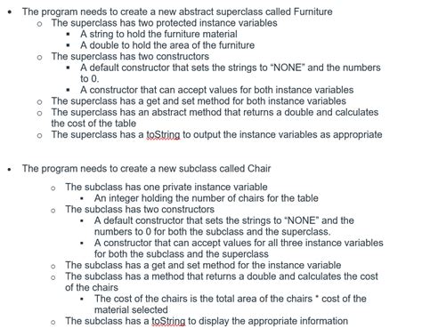 Solved The Program Needs To Create A New Abstract Superclass