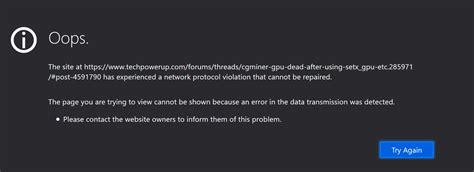 Technical Issues TPU Main Site Forum Page TechPowerUp Forums