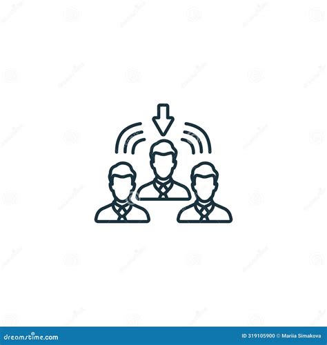 Remote Hiring Icon Monochrome Simple Remote Work Icon For Templates Web Design And