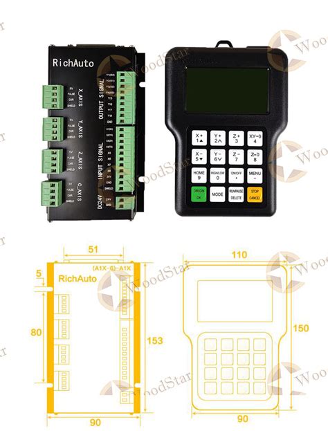 A11e Richauto Dsp Cnc Controller Woodstar