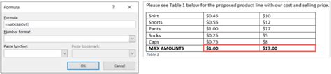 How To Add Formulas To Tables In Microsoft Word