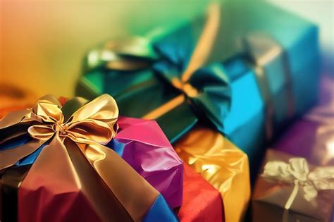 Premium Ai Image Plenty Assorted Colored Presents For Birthdays Or