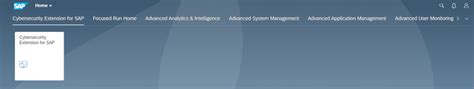 Cybersecurity Extension For Sap With Sap Focused Run Layer Seven Security