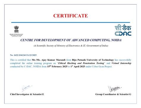 Cybersecurity Ethicalhacking Penetrationtesting Cdac