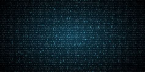 Premium Vector Abstract Glowing Blue Binary Programming Code