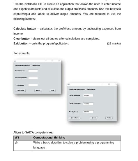 Solved Use The NetBeans IDE To Create An Application That Chegg