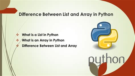 Difference Between List And Array In Python Spark By Examples