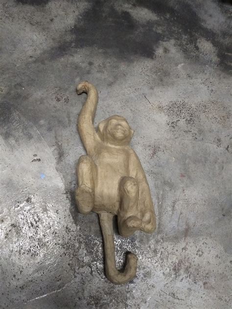 Paper Mache Monkey Hook Hobbies And Toys Collectibles And Memorabilia