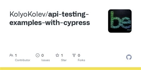 Github Kolyokolevapi Testing Examples With Cypress