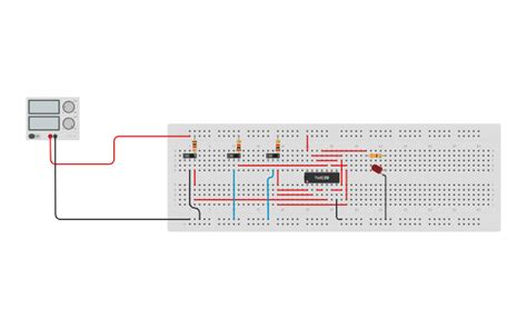 Circuit Design Multiplexer Tinkercad