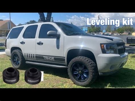 Chevy Tahoe Leveling Kit Youtube