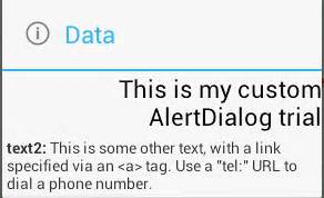 Android Hyperlinks On TextView In Custom AlertDialog Not Clickable Stack Overflow