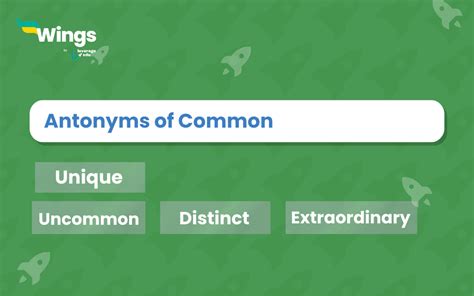 7 Antonyms Of “common” With Meaning And Examples Leverage Edu Explore