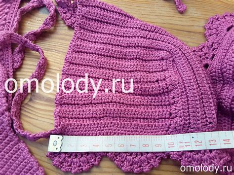 Купальник из микрофибры, крючком