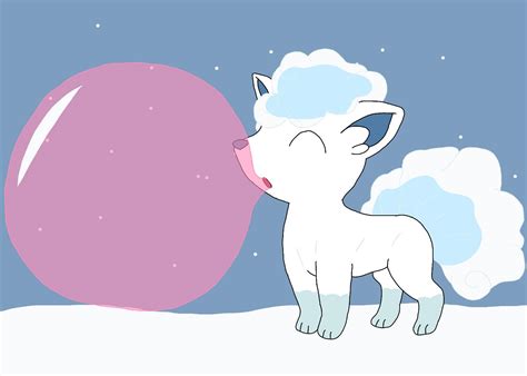 Alolan Vulpix Bubblegum By 151000mango151000 On Deviantart