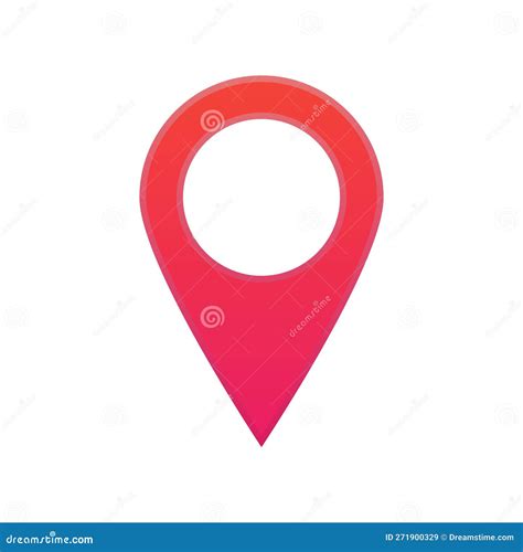 map pointer icon gps location symbol stock vector illustration of
