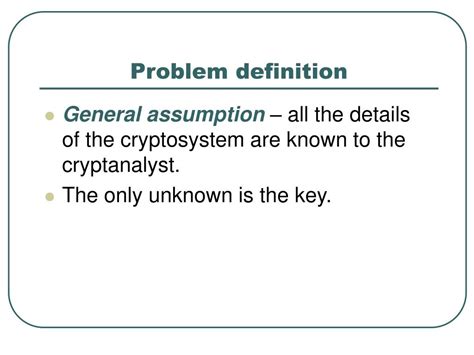 Ppt Session 6 Introduction To Cryptanalysis Part 1 Powerpoint