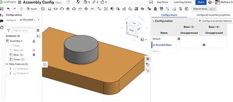 Configure Assembly With Multiple Configurations Of A Single Part