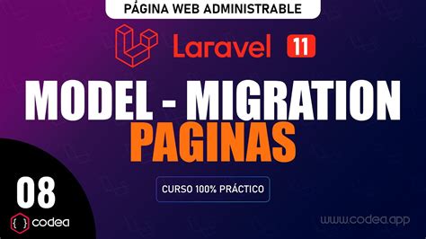 Laravel 11 Modelo Y Migración De La Tabla Pagina Youtube