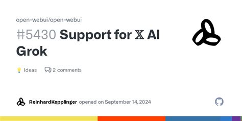 Support for 𝕏 AI Grok open webui open webui Discussion GitHub