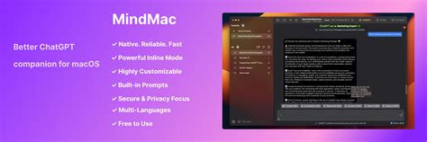 Mindmac Better Privacy First Native Chatgpt Desktop For Macos New Gpt 4 Vision And Internet