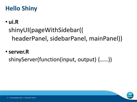 Ppt A Quick Introduction To R Shiny Powerpoint Presentation Free
