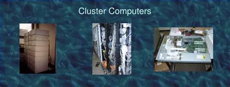 Ppt Myrinet Cluster Computers Efficient Parallel Processing