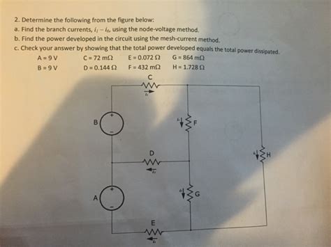 Solved Determine The Following From The Figure Below A Chegg