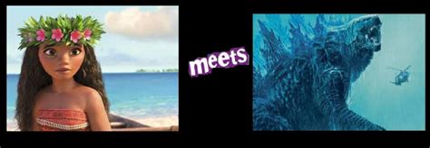 Crossover Moana Meets Godzilla By J8gk On Deviantart