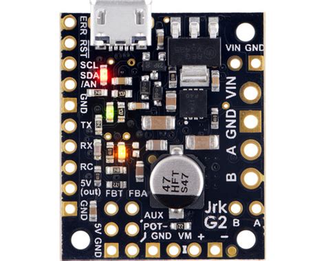 Pololu Jrk G2 21v3 Usb Motor Controller With Feedback