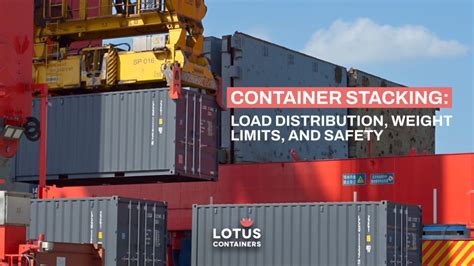 container stacking load distribution weight limits and safety
